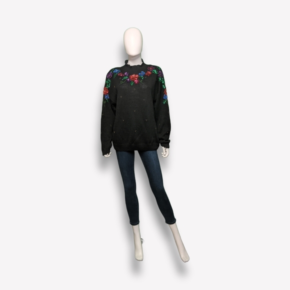 Maggie Lawrence | Sweaters | Vintage Maggie Lawrence Embellished ...